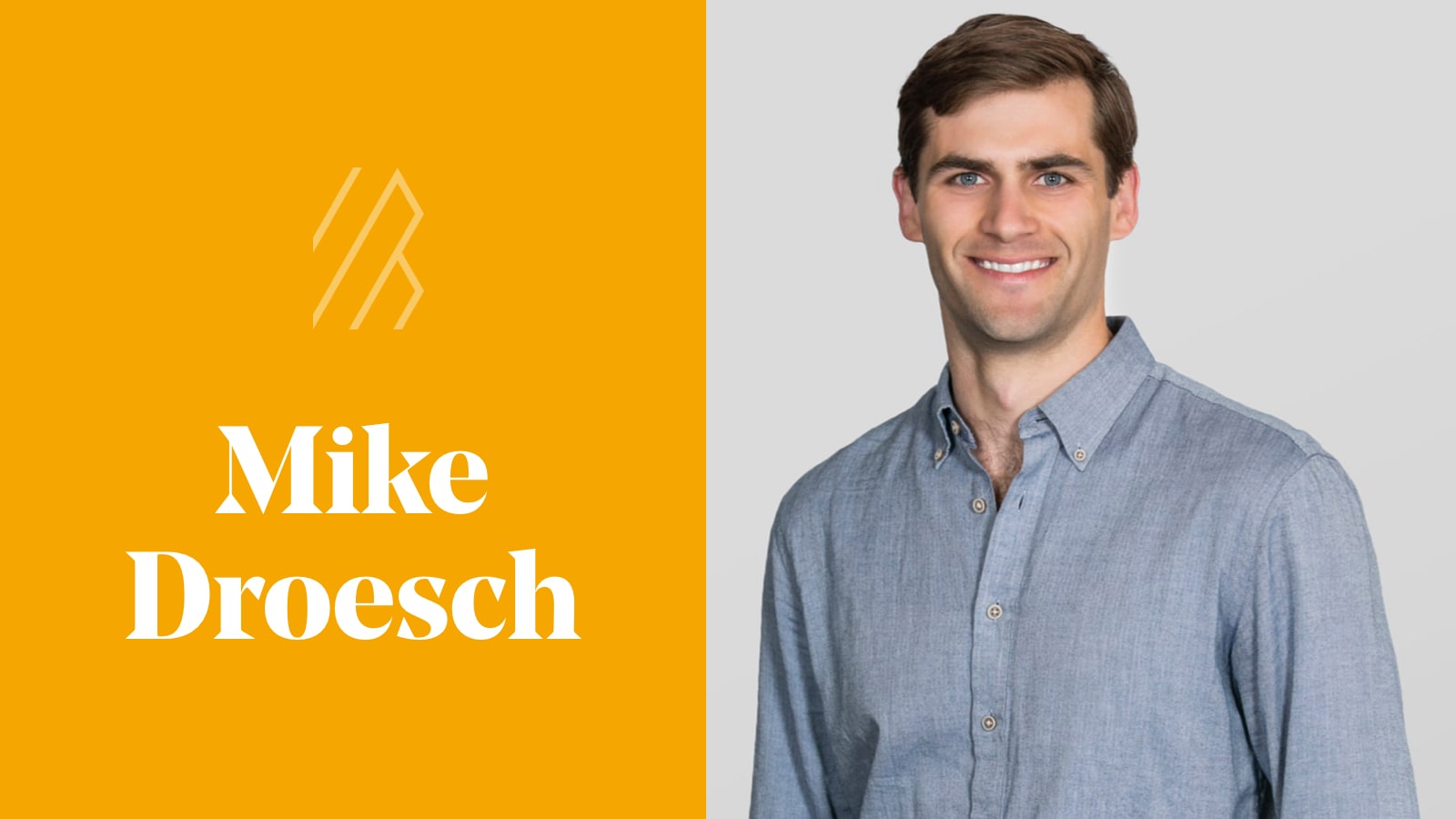 Partner Mike Droesch on the value of persistence and the $100 trillion ...