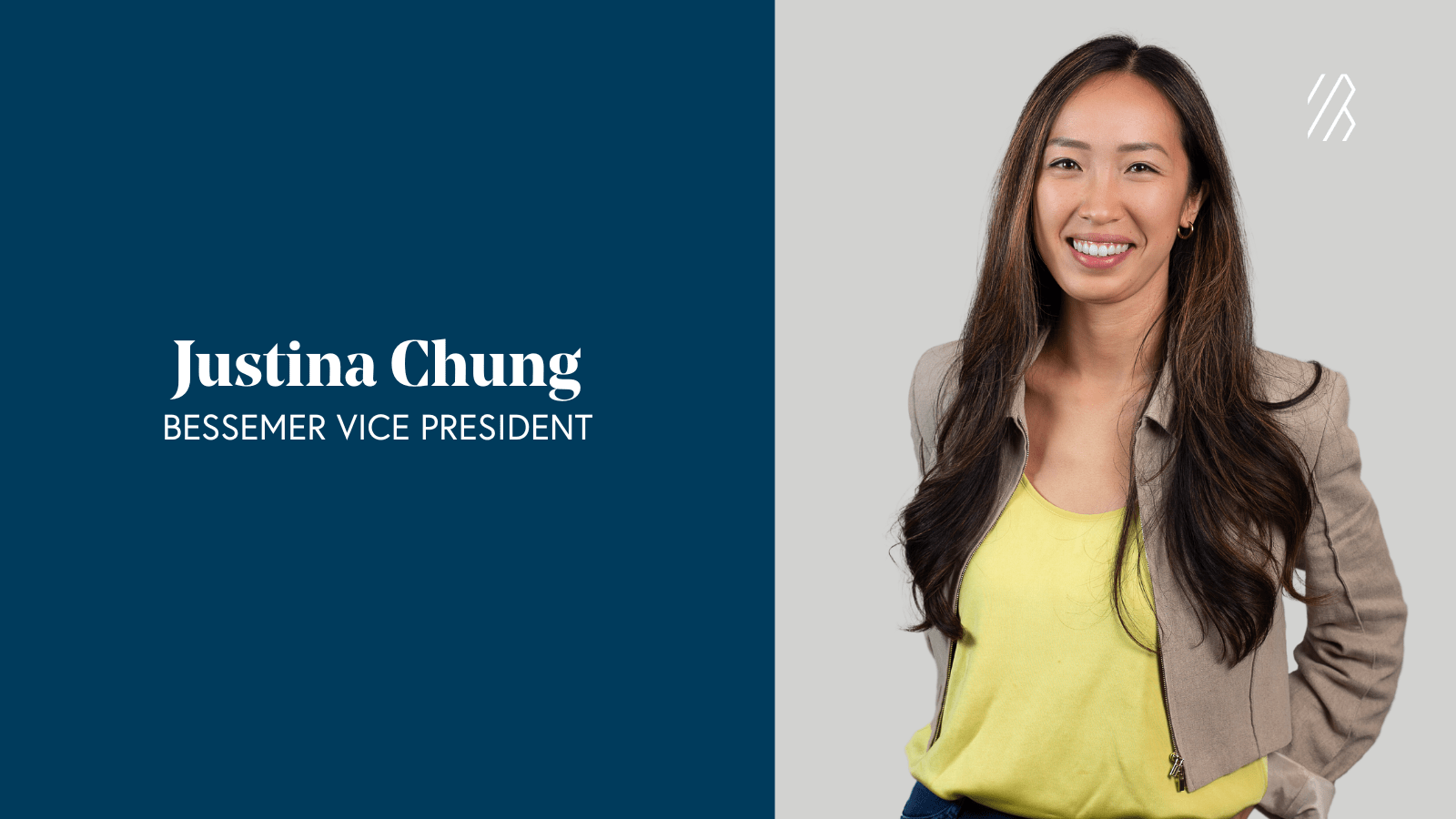 Bessemer Venture Partners welcomes Justina Chung as Vice President, growing its London team ...