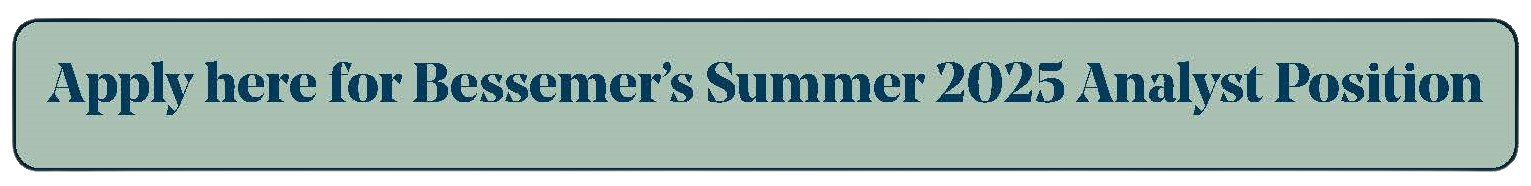 Analyst Program - Bessemer Venture Partners